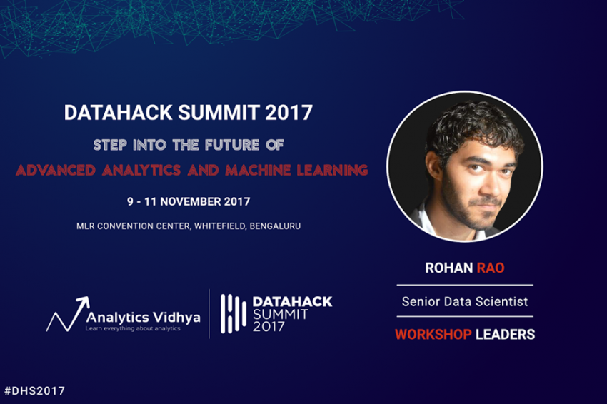Exclusive Interview Sr Data Scientist, Paytm – Rohan Rao (DataHack Summit - Workshop Speaker)