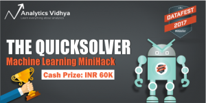 Winners solutions & approach: The QuickSolver MiniHack,DataFest 2017