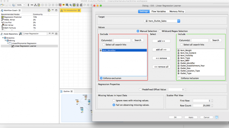 KNIME | Building A Machine Learning Model Using KNIME