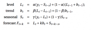 Time Series Forecasting, Various Forecasting Techniques