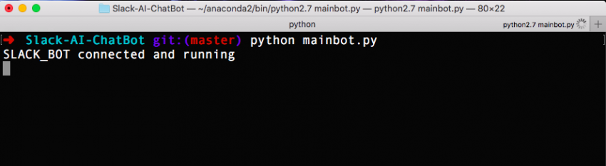 A Guide To Building Chatbot For Slack Using Dialogflow API
