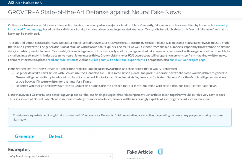 An Exhaustive Guide to Detecting Neural Fake News using NLP
