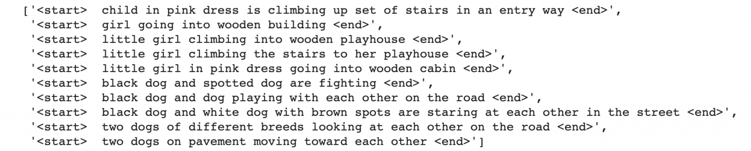 Attention Mechanism For Image Caption Generation in Python