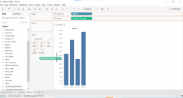 How To Create Bar in Bar Chart, Rounded Bar Chart in Tableau