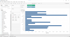 How To Create Bar in Bar Chart, Rounded Bar Chart in Tableau