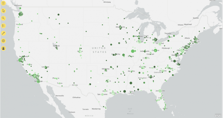 Power BI Maps | Map-Based Visualization in Power BI with Bing & ArcGIS