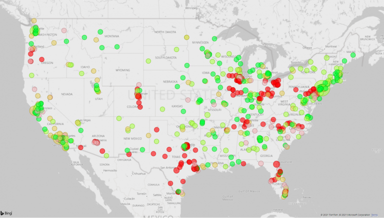 Power BI Maps | Map-Based Visualization in Power BI with Bing & ArcGIS