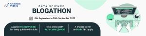 Data Science Blogathon 24th Edition - Analytics Vidhya