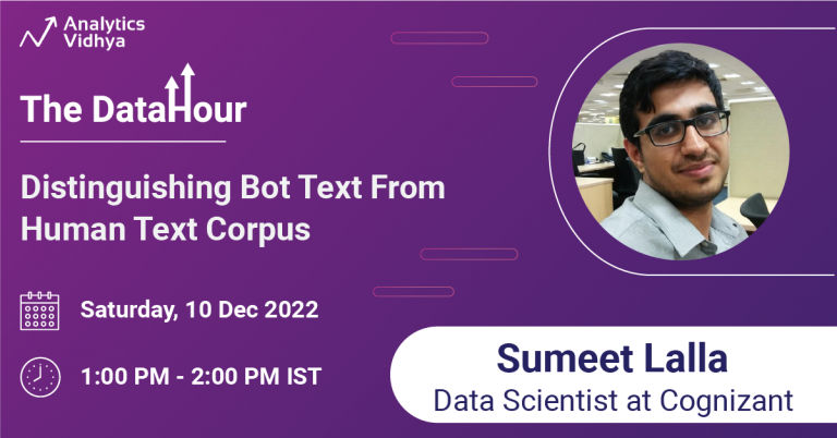 Join us for free for upcoming DataHour Sessions - Analytics Vidhya