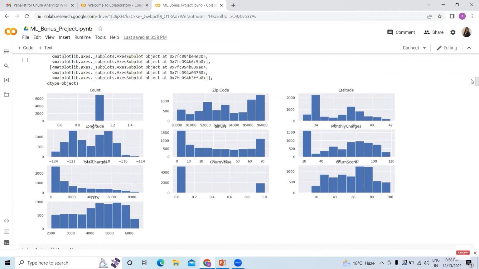 Churn Analytics In Telecommunications Company