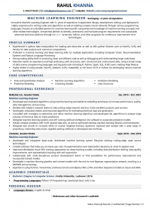 How to Make a Winning Machine Learning Resume?