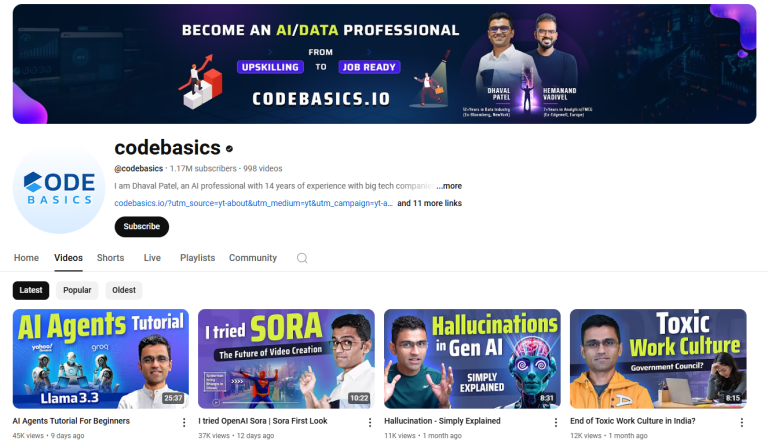 10 Best Data Science Youtube Channels in 2025 - Analytics Vidhya