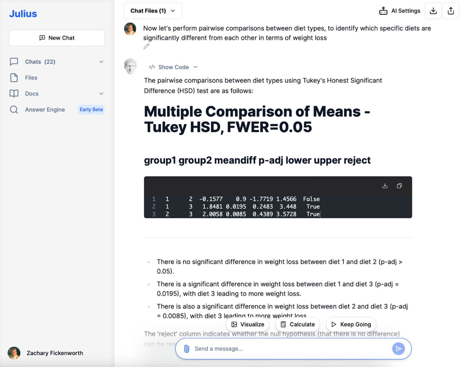 Guide to Academic Data Analysis With Julius AI