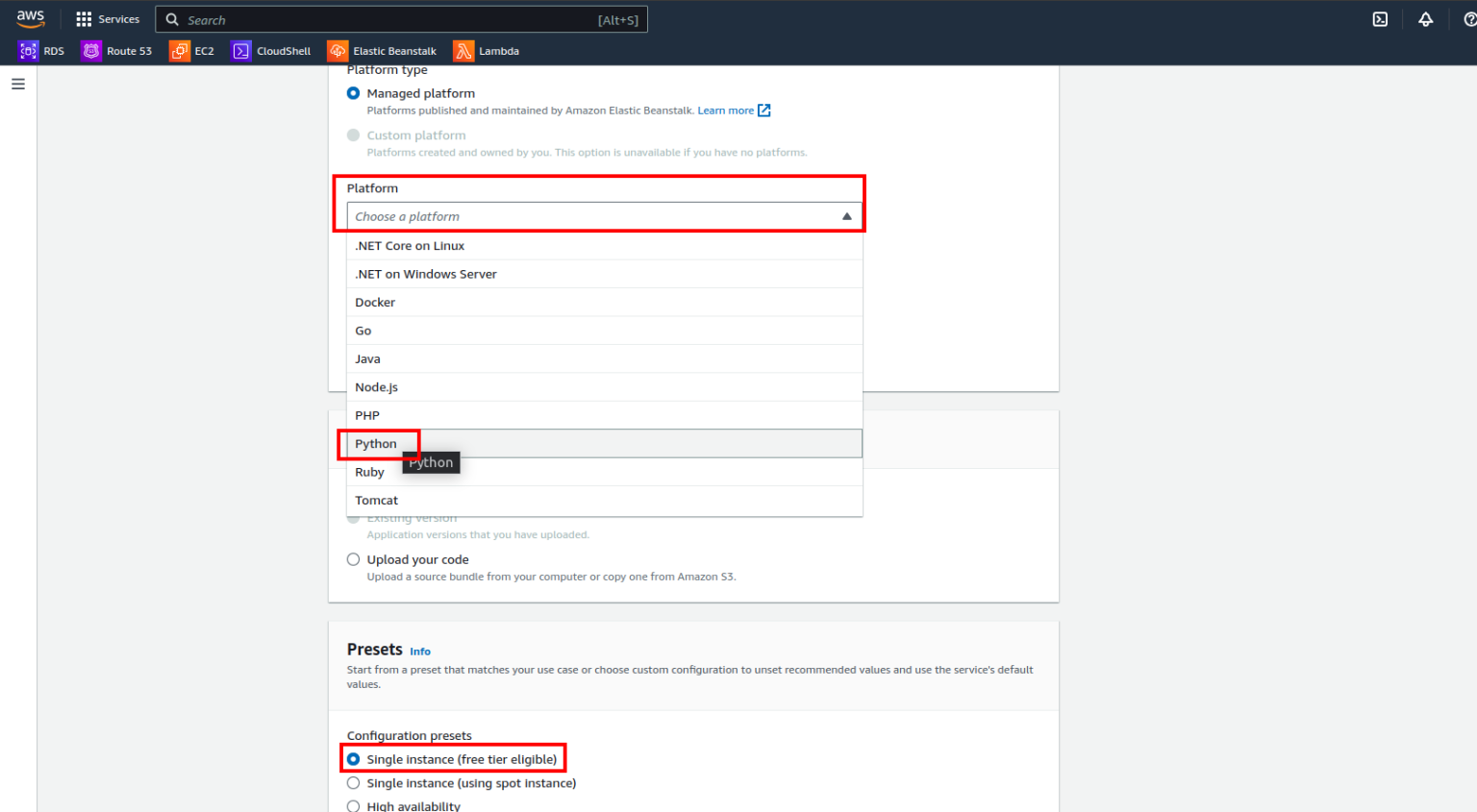 Guide to AWS Elastic Beanstalk and AWS Lambda for CCP Exam.