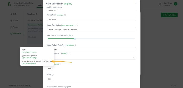 Using AutoGen Studio Locally with LM Studio or Web UI
