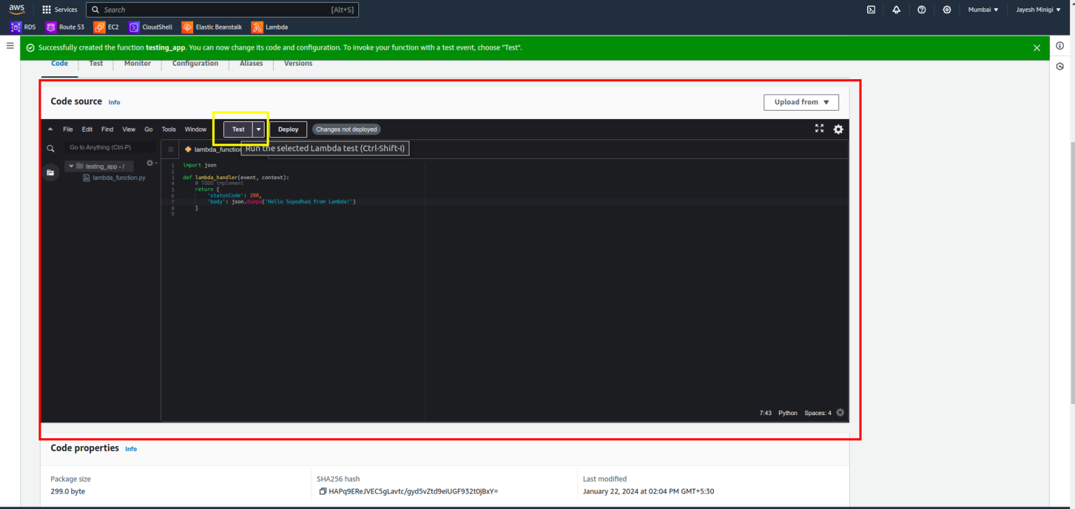 Guide to AWS Elastic Beanstalk and AWS Lambda for CCP Exam.