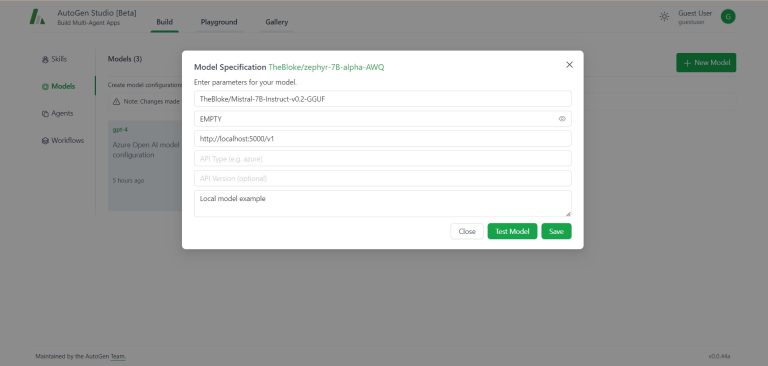 Using AutoGen Studio Locally with LM Studio or Web UI