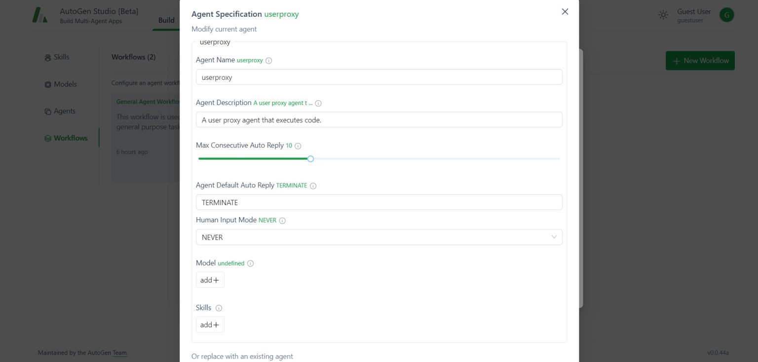 Using AutoGen Studio Locally with LM Studio or Web UI