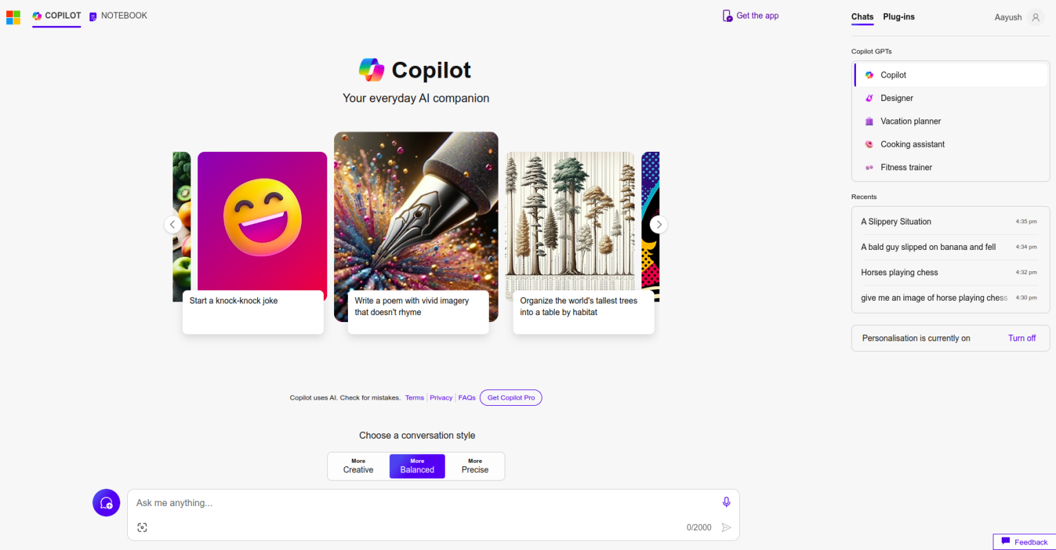 Genera e modifica immagini DALL E 3 in Copilot | Intelligenza ...