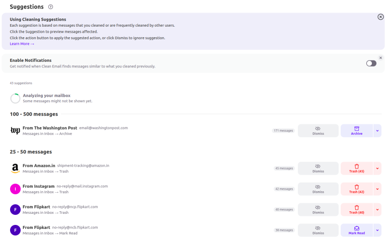 Organize your Inbox using Clean Email - Analytics Vidhya