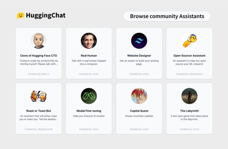 Hugging Chat Assistants: An Open Sourced OpenAI GPT Store