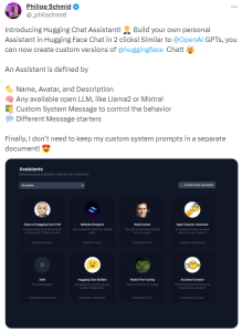 Hugging Chat Assistants: An Open Sourced OpenAI GPT Store