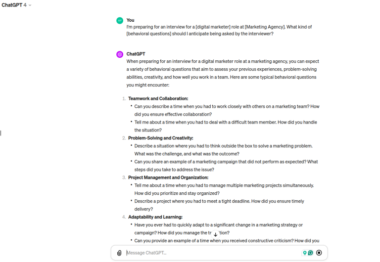 30+ ChatGPT Prompts to Find Your Dream Job in 2025