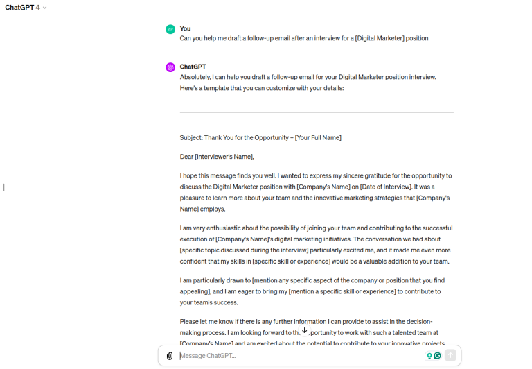 30+ ChatGPT Prompts to Find Your Dream Job in 2025
