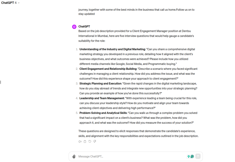 30+ ChatGPT Prompts to Find Your Dream Job in 2025