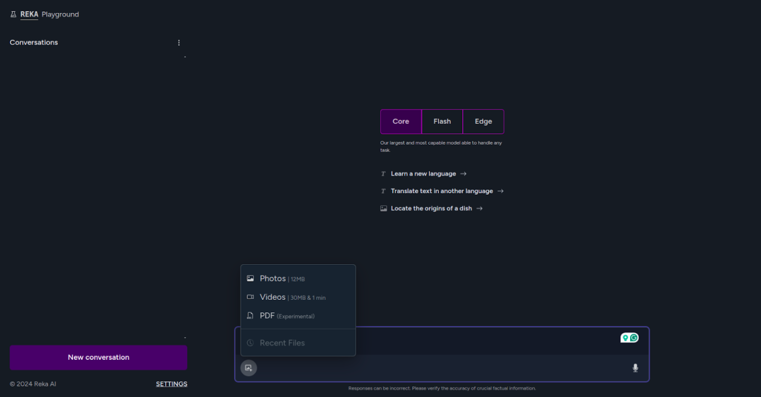 Reka Core: Text, Images, Videos... All in One!