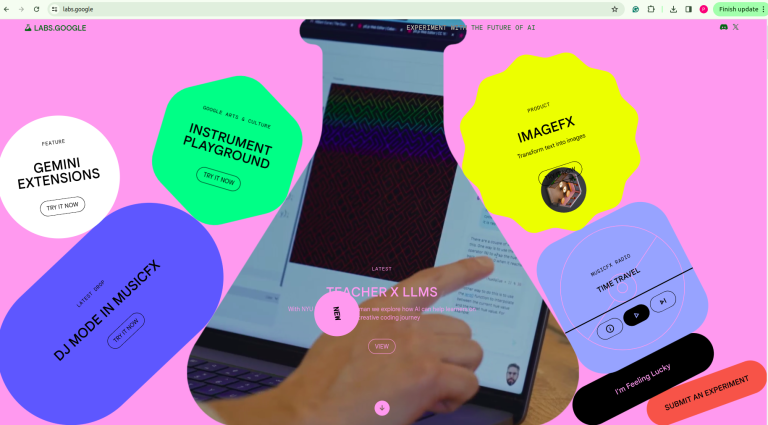 Google Labs: Sign Up for the Innovative Experimental Projects
