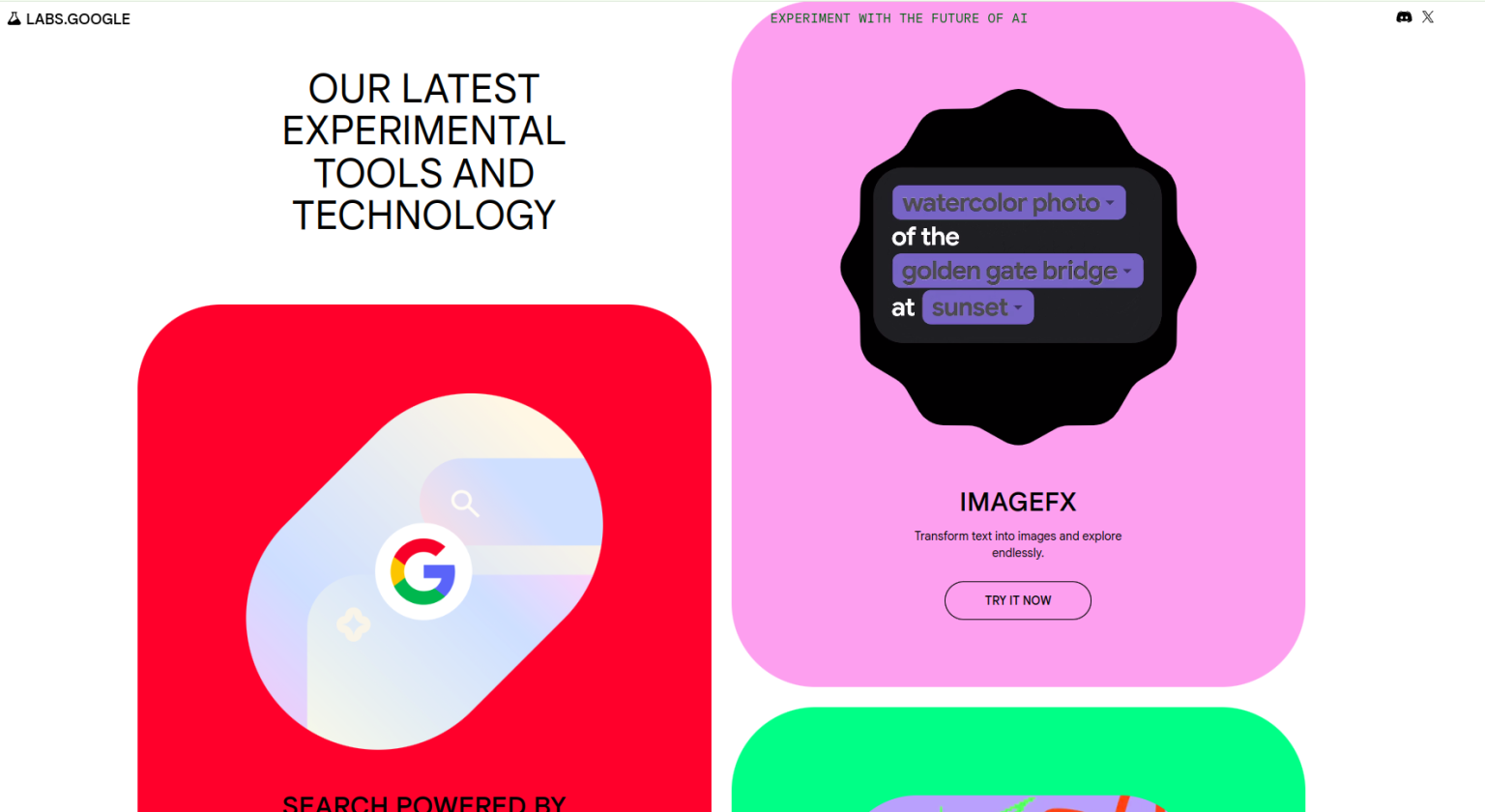 Google Labs: Sign Up for the Innovative Experimental Projects