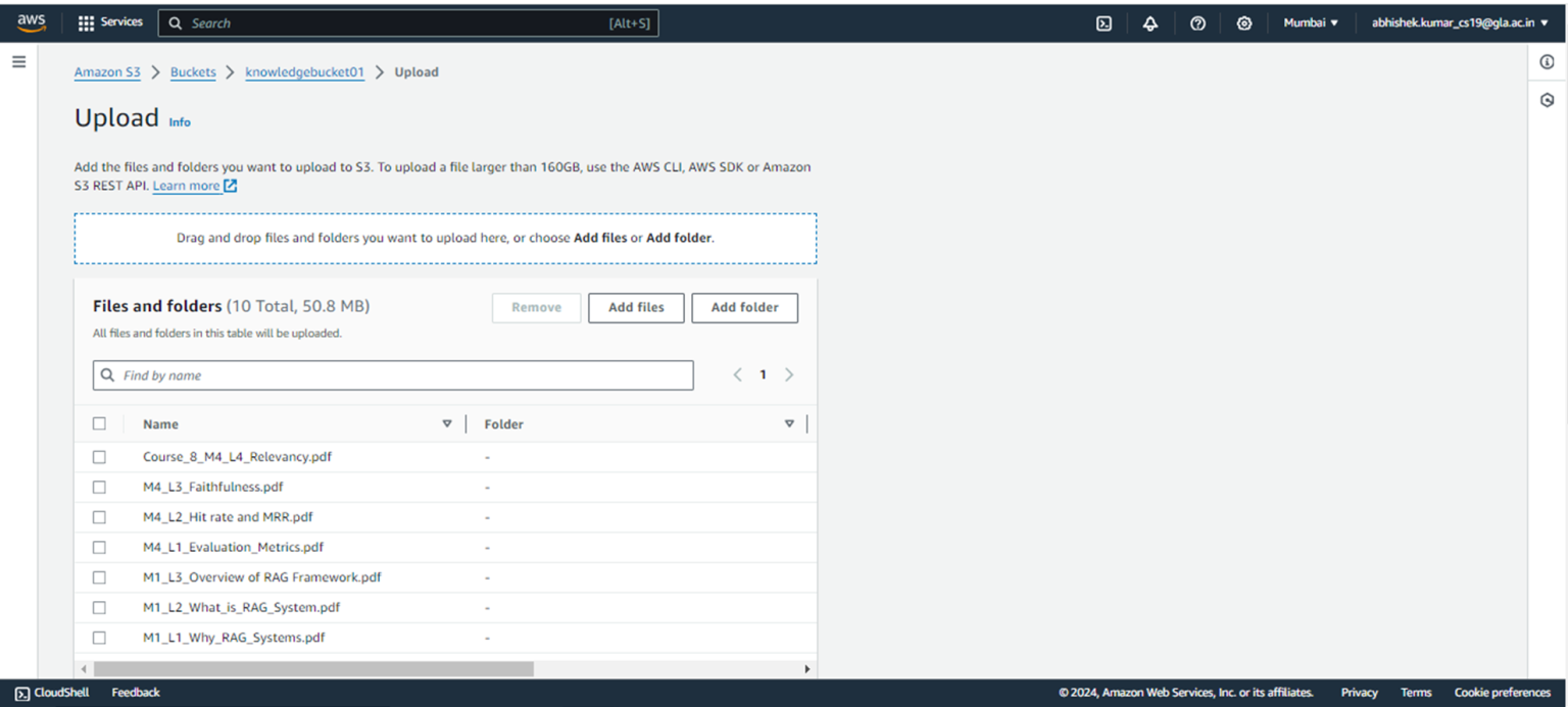 Build Serverless Chatbots with Amazon Bedrock Knowledge Base