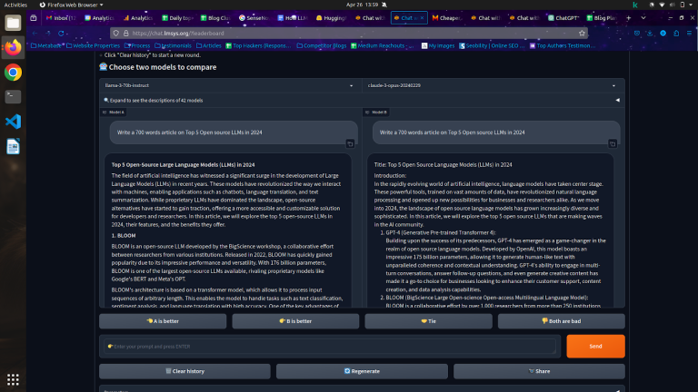 From GPT-4 to Llama 3: LMSYS Chatbot Arena Ranks Top LLMs
