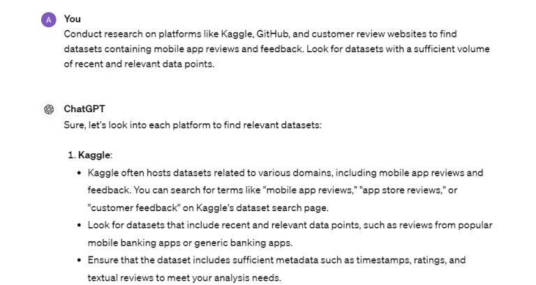 How to Improve Dataset Selection with ChatGPT?