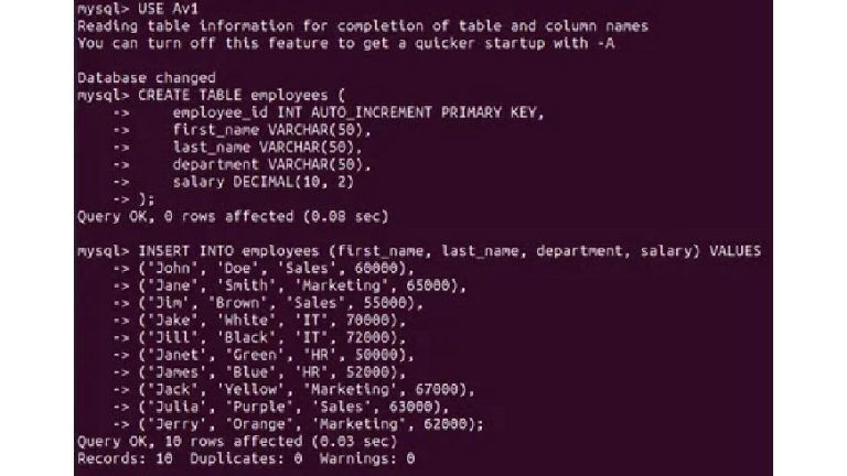 SQL DELETE Statement
