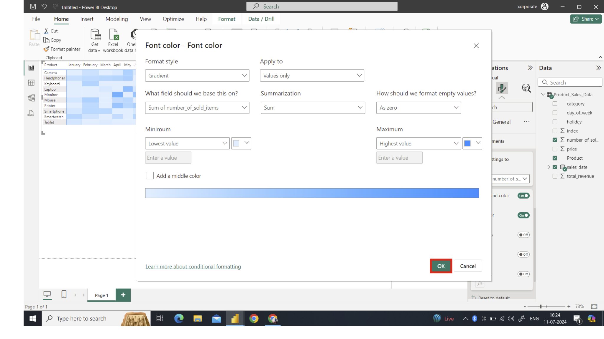 Here are 2 Ways to Create Heatmap in Power BI - Analytics Vidhya