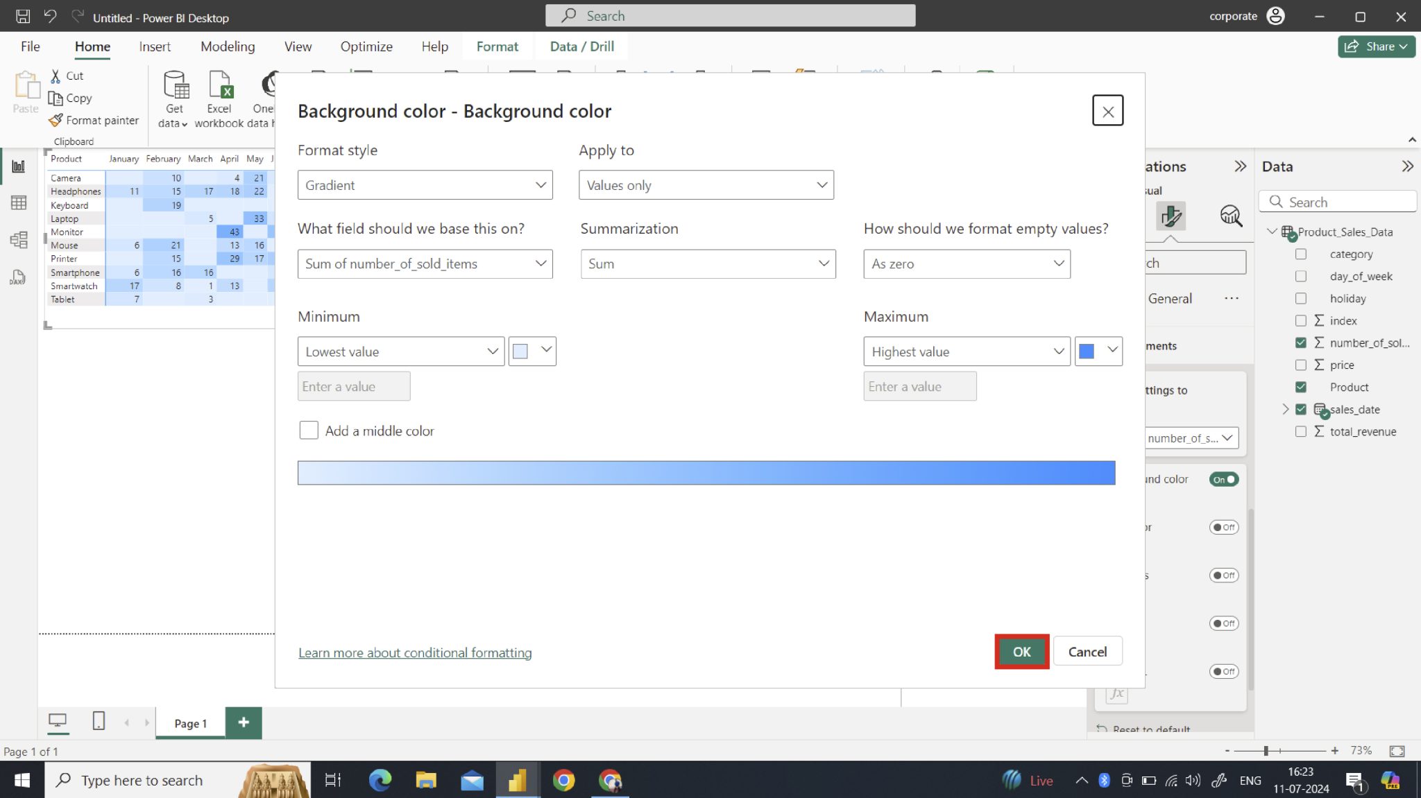 Here are 2 Ways to Create Heatmap in Power BI - Analytics Vidhya