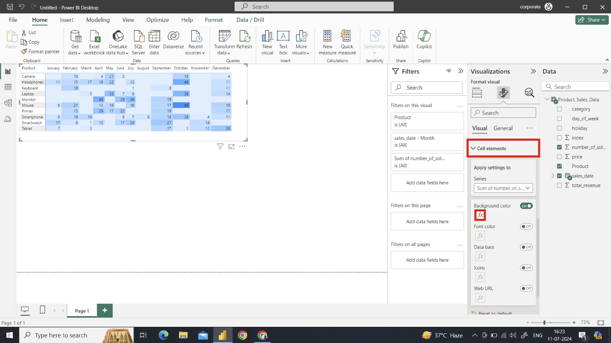 Here are 2 Ways to Create Heatmap in Power BI - Analytics Vidhya
