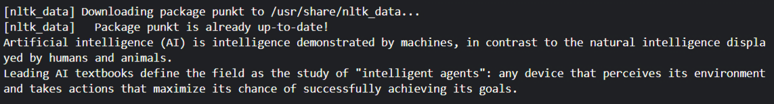 Automated Text Summarization with Sumy Library