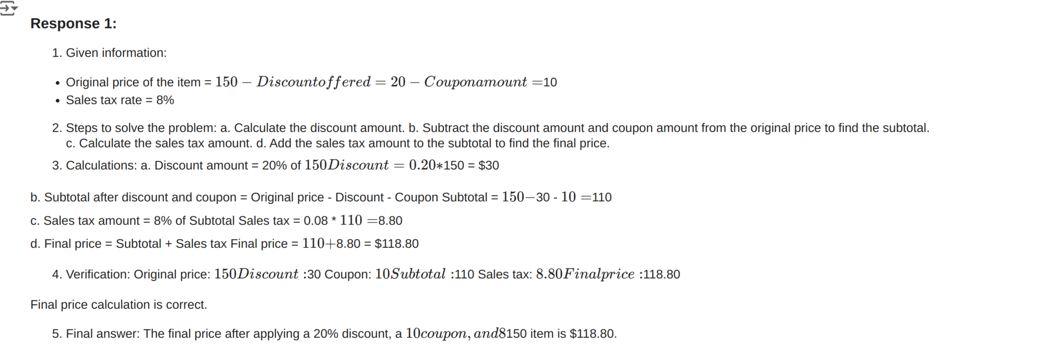 What is the Chain of Numerical Reasoning in Prompt Engineering?