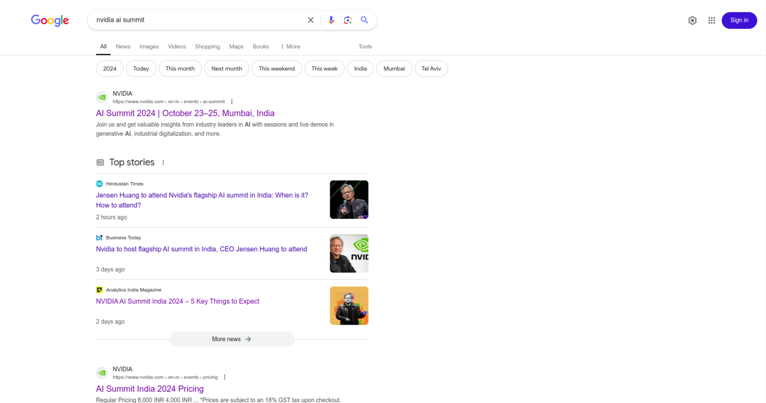 How You can Register for NVIDIA AI Summit 2024?