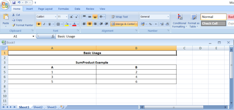 What is the SUMPRODUCT Function in Excel? - Analytics Vidhya