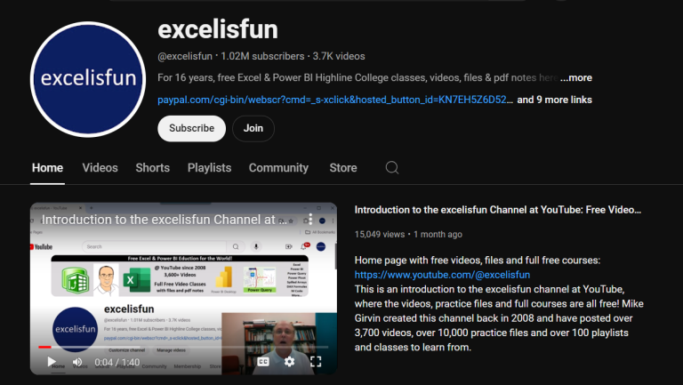 Top 10 YouTube Channels to Learn Excel - Analytics Vidhya