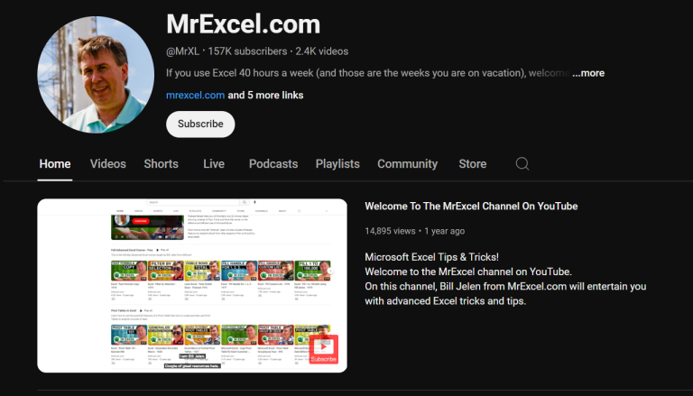 Top 10 YouTube Channels to Learn Excel - Analytics Vidhya
