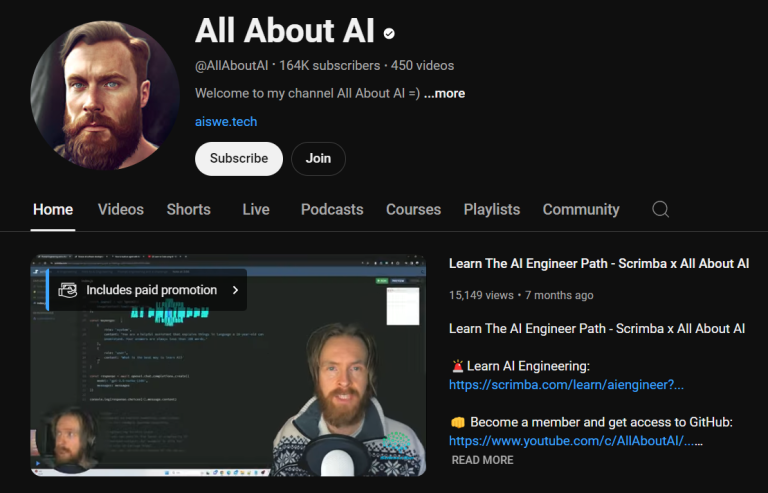 11 YouTube Channels to Learn Generative AI For Free - Analytics Vidhya
