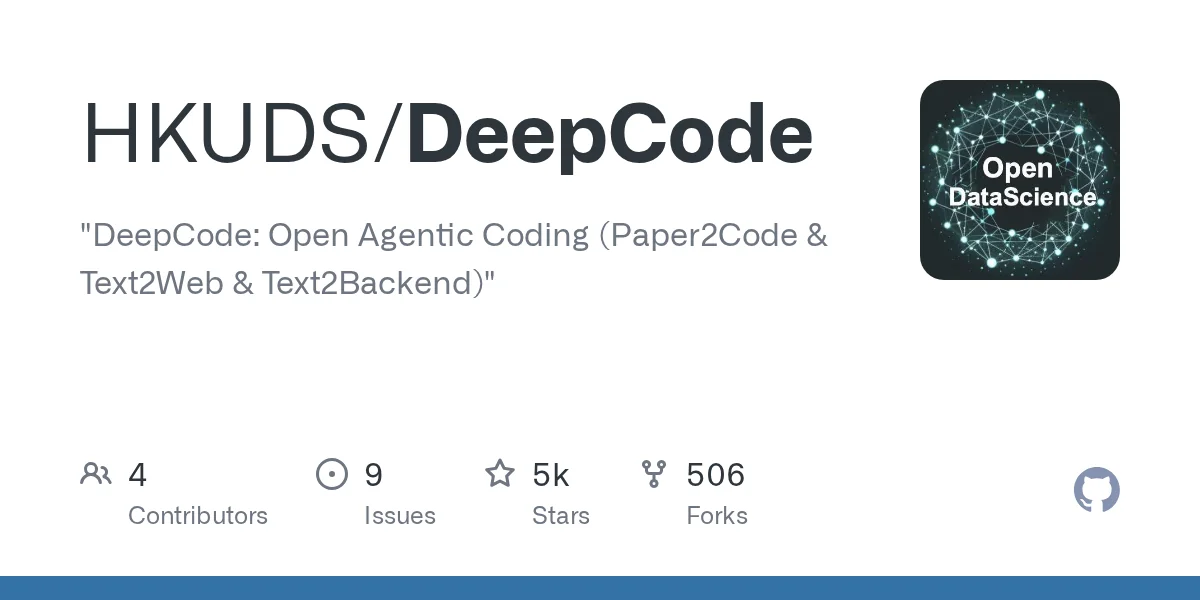 DeepCode: The AI Platform for creating projects start to finish!